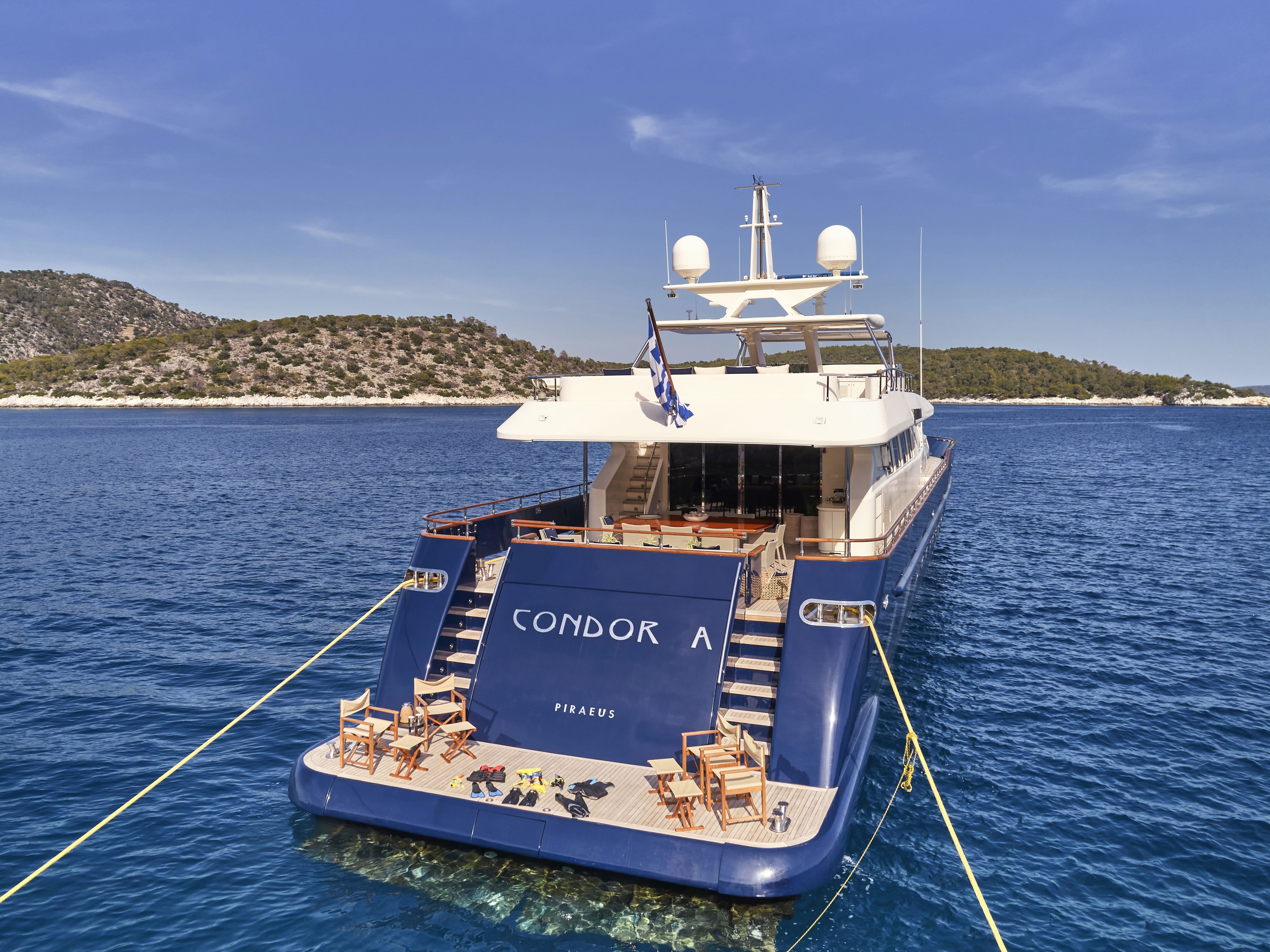 CONDOR A YACHT FOR CHARTER | FRASER