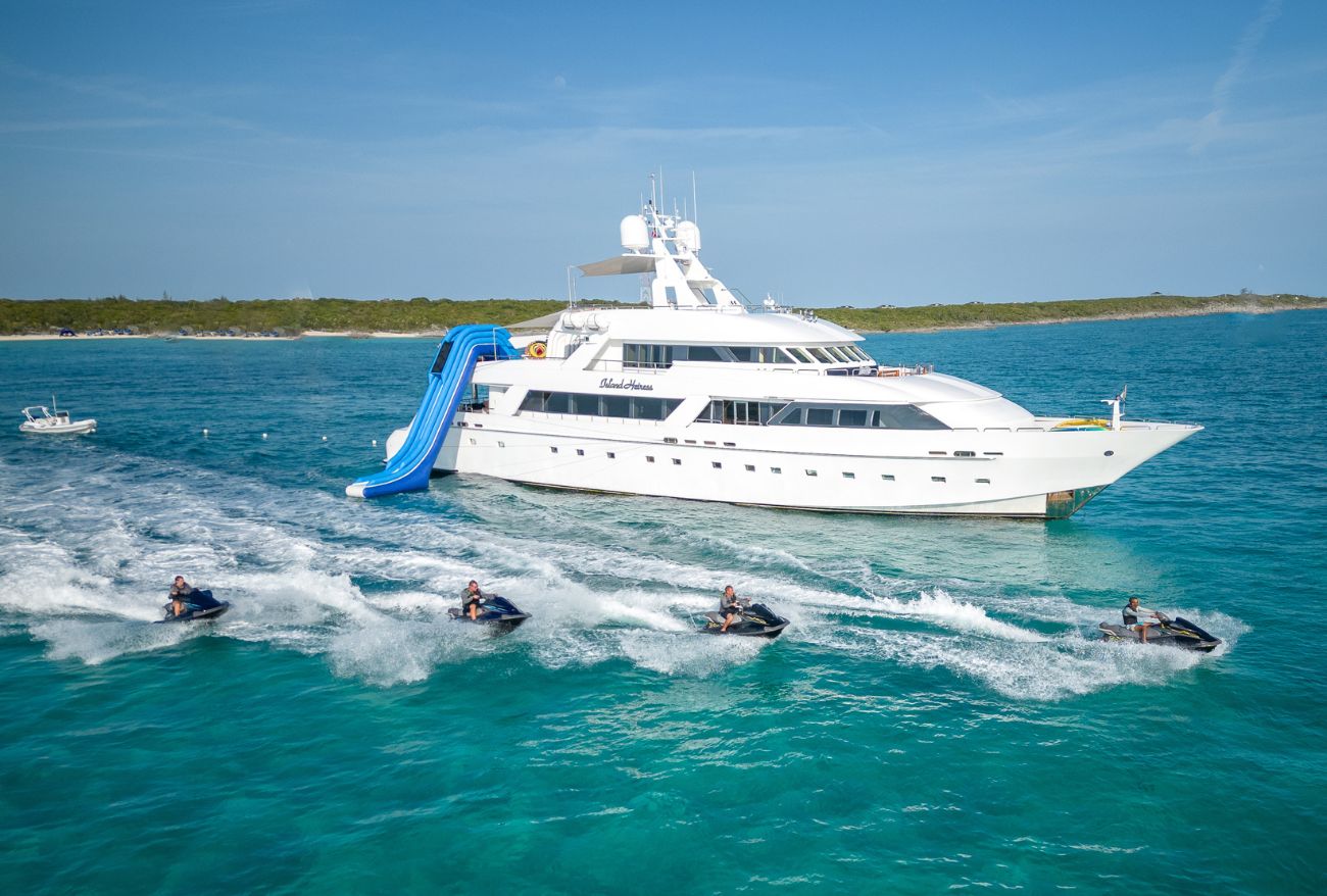 Yachts for Charter with Waterslide